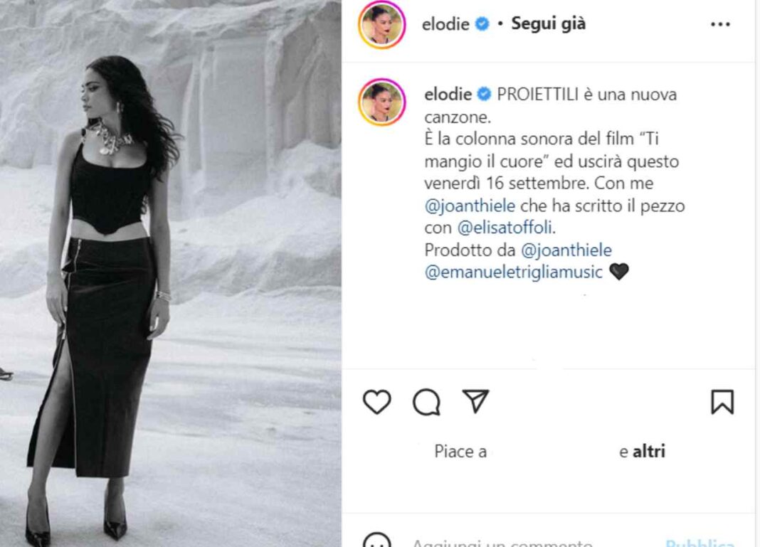 Elodie, spacco vertiginoso e gambe bollenti: top troppo aderente