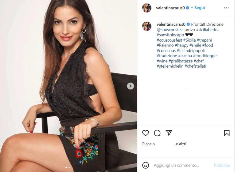 Valentina Caruso, gonna troppo mini: intimo in bella vista – DirettaGoal